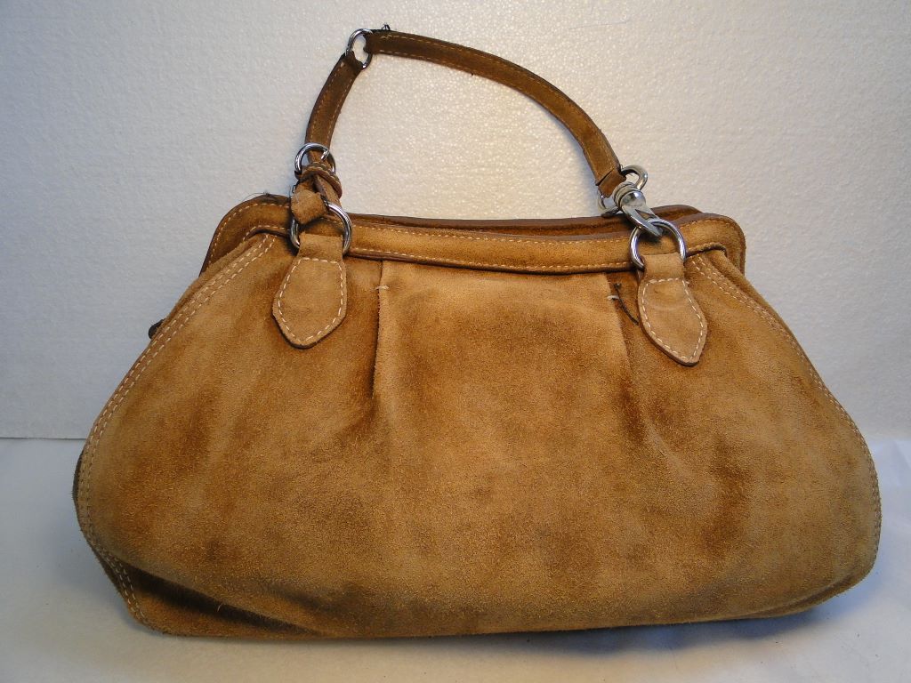 Cleaning of suede handbag - Leather Repair, Care, Restoration ...